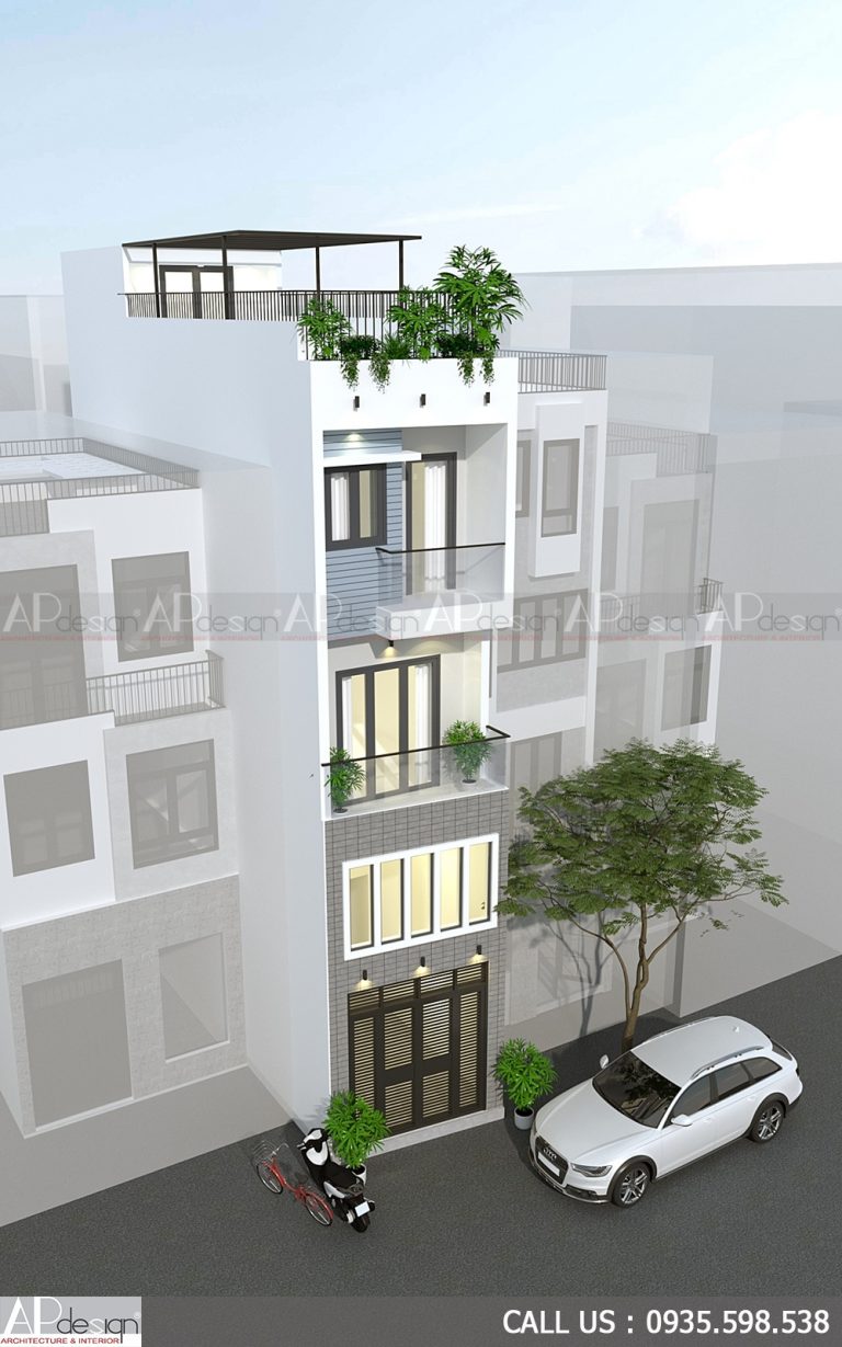 Thiết kế nhà 3x11 - Phú Nhuận - Thiết Kế Nhà Đẹp APdesign